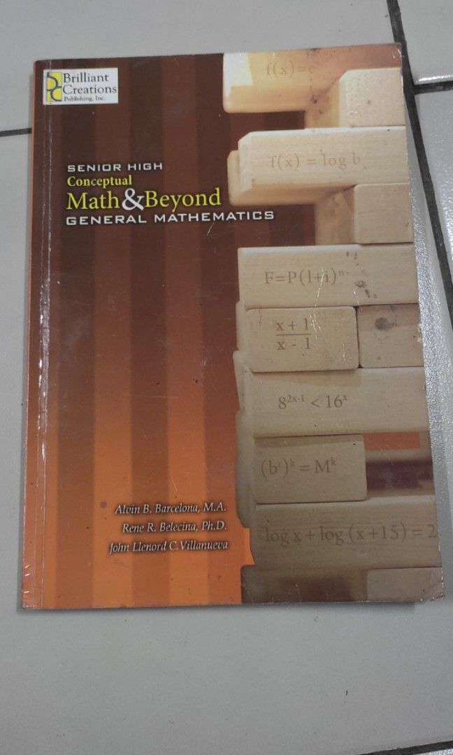 Senior high conceptual Math & beyond general mathematics, Hobbies ...