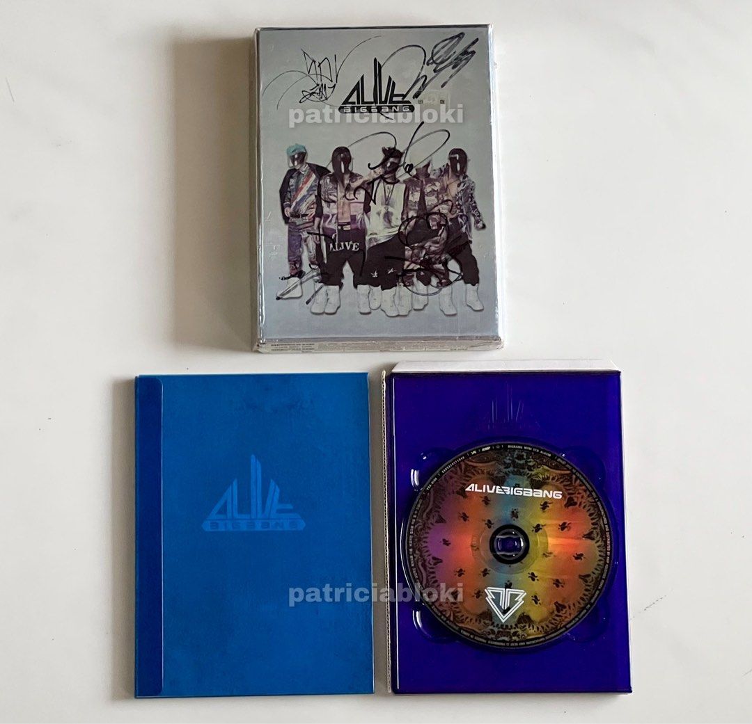 Signed OT5 Album Bigbang Alive Authentic Original Ori GDRAGON GD G ...
