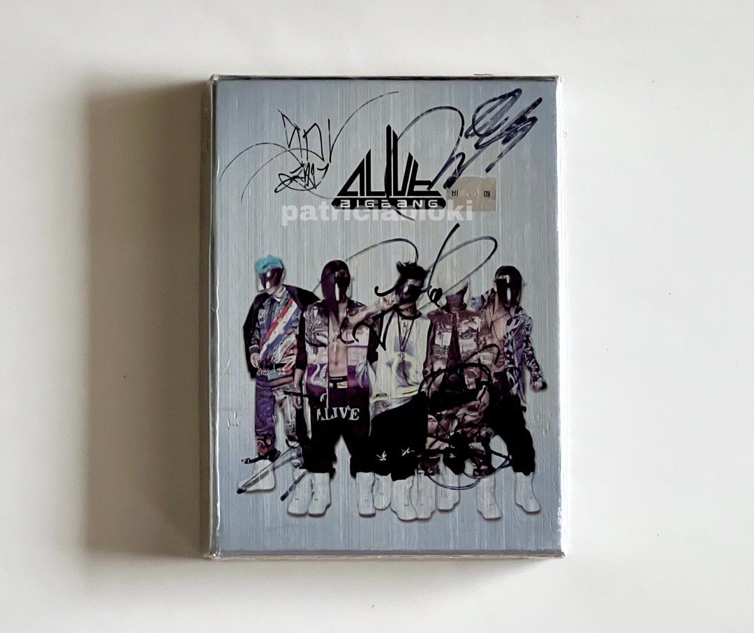 Signed OT5 Album Bigbang Alive Authentic Original Ori GDRAGON GD G ...