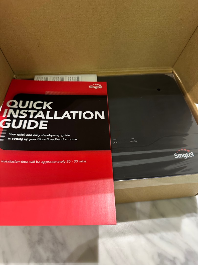 Singtel Mesh Router Brand New, Computers & Tech, Parts & Accessories ...