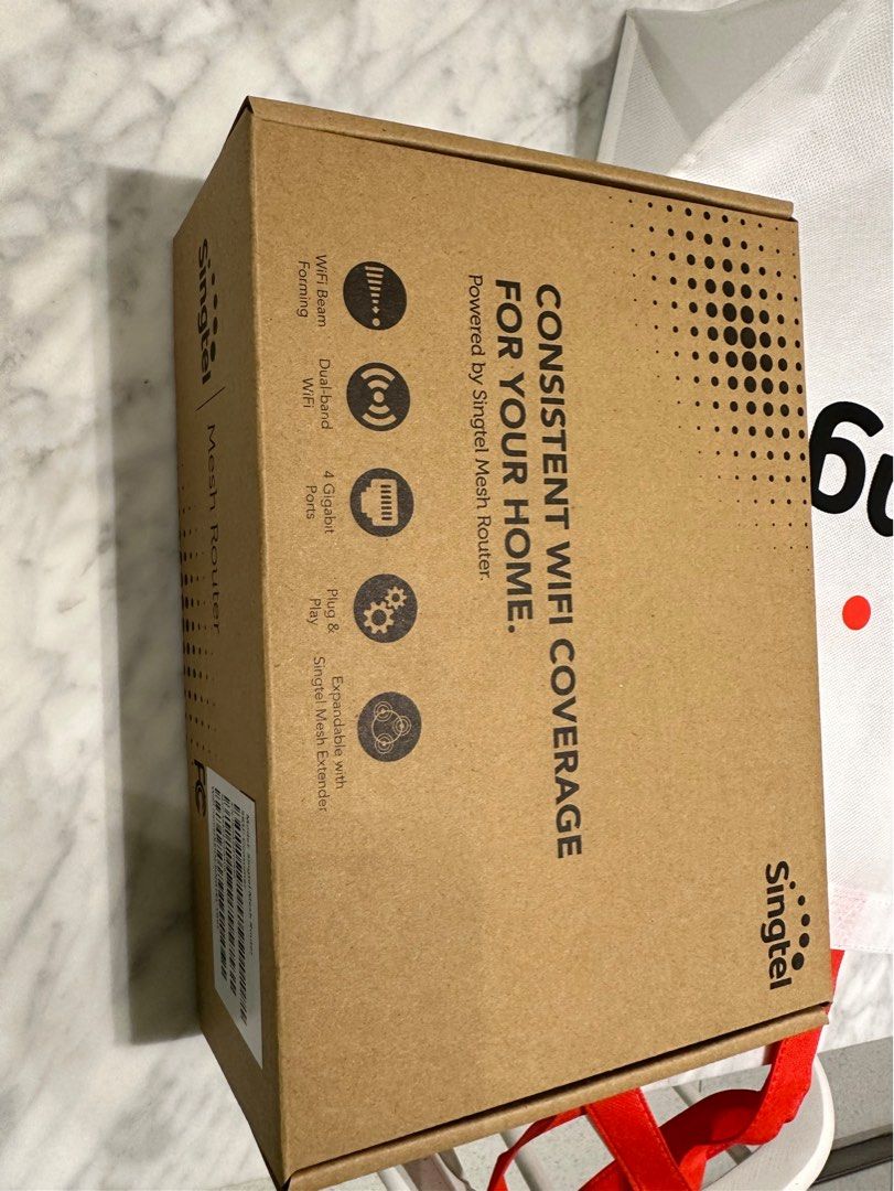 Singtel Mesh Router Brand New, Computers & Tech, Parts & Accessories ...