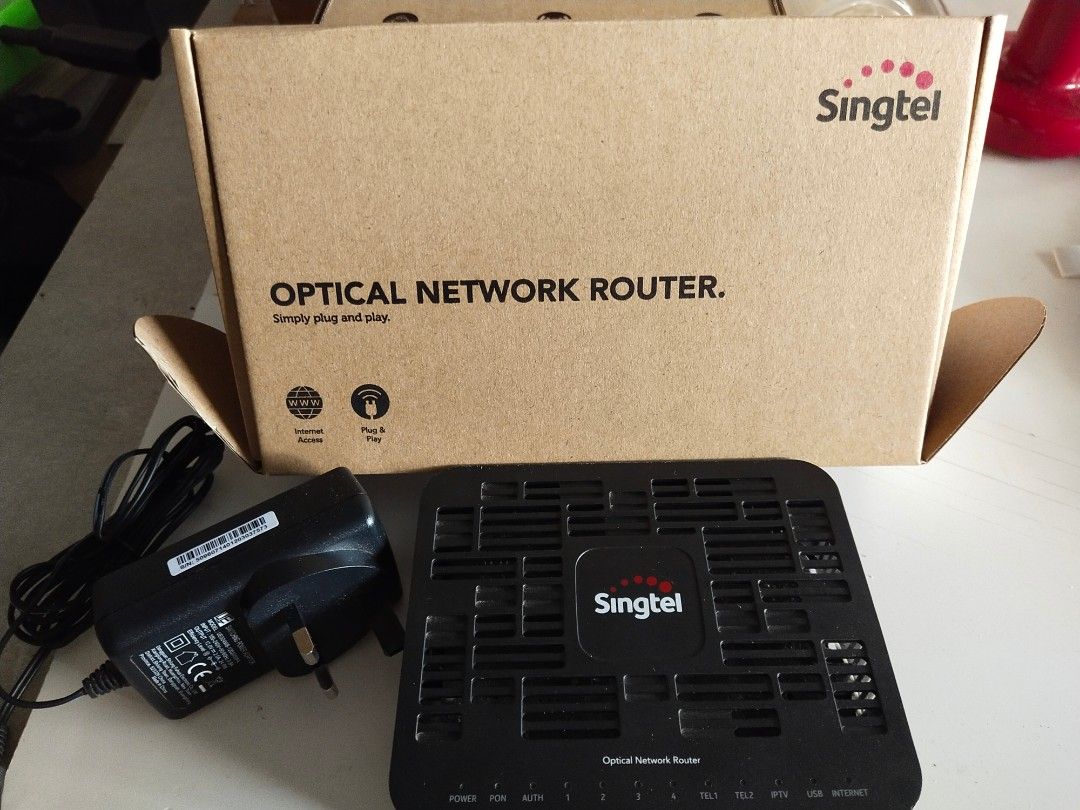 Singtel Optical Network Router, TV & Home Appliances, TV ...