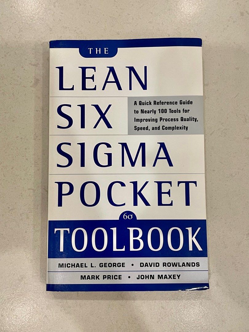 Six Sigma Pocket Toolbook, Hobbies & Toys, Books & Magazines, Textbooks ...