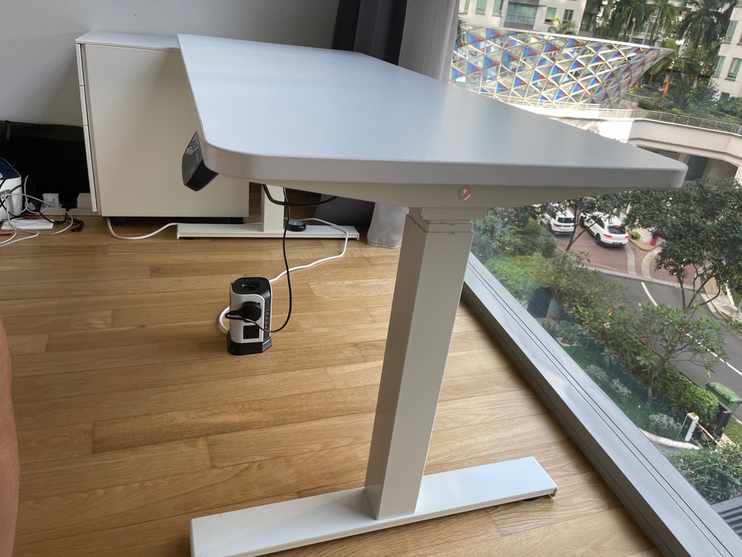 Smart Height Auto Adjustable Ergonomic Study Desk Table, Furniture ...