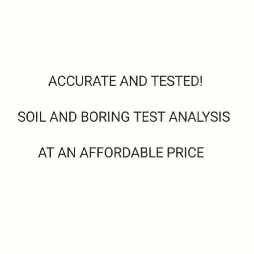 Soil and Boring Test, Commercial & Industrial, Construction & Building ...