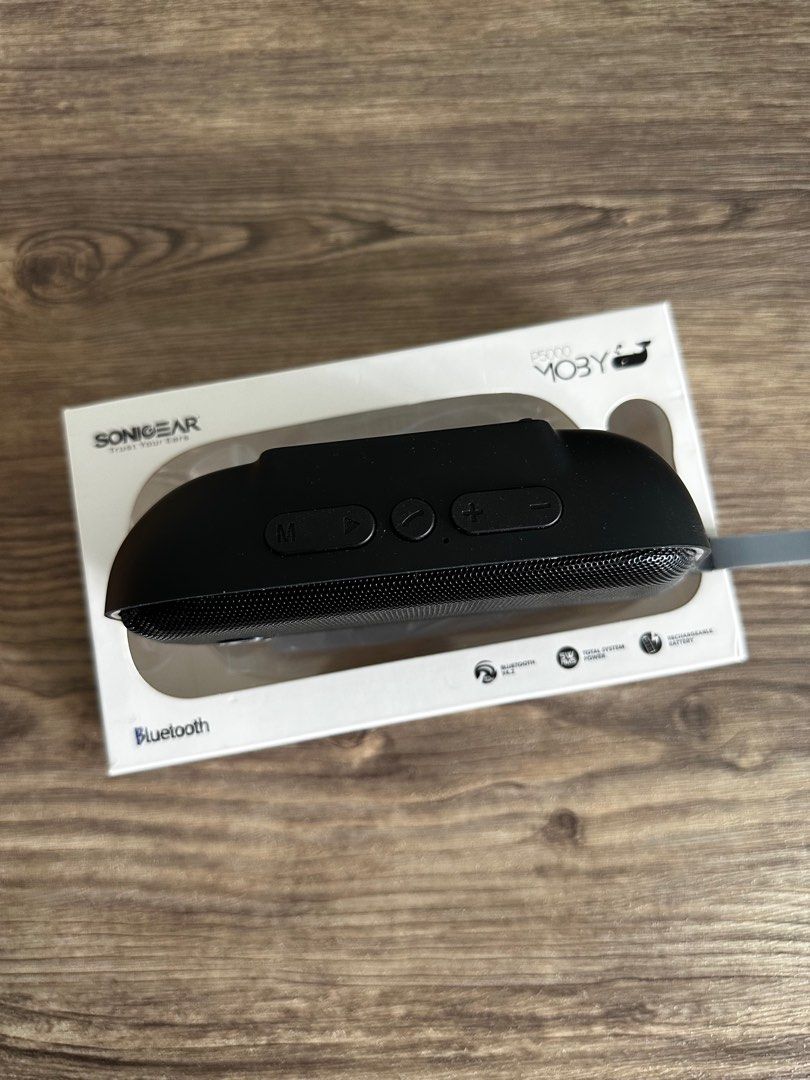 SonicGear P5000 Moby Rechargeable Portable Bluetooth Speaker with FM ...