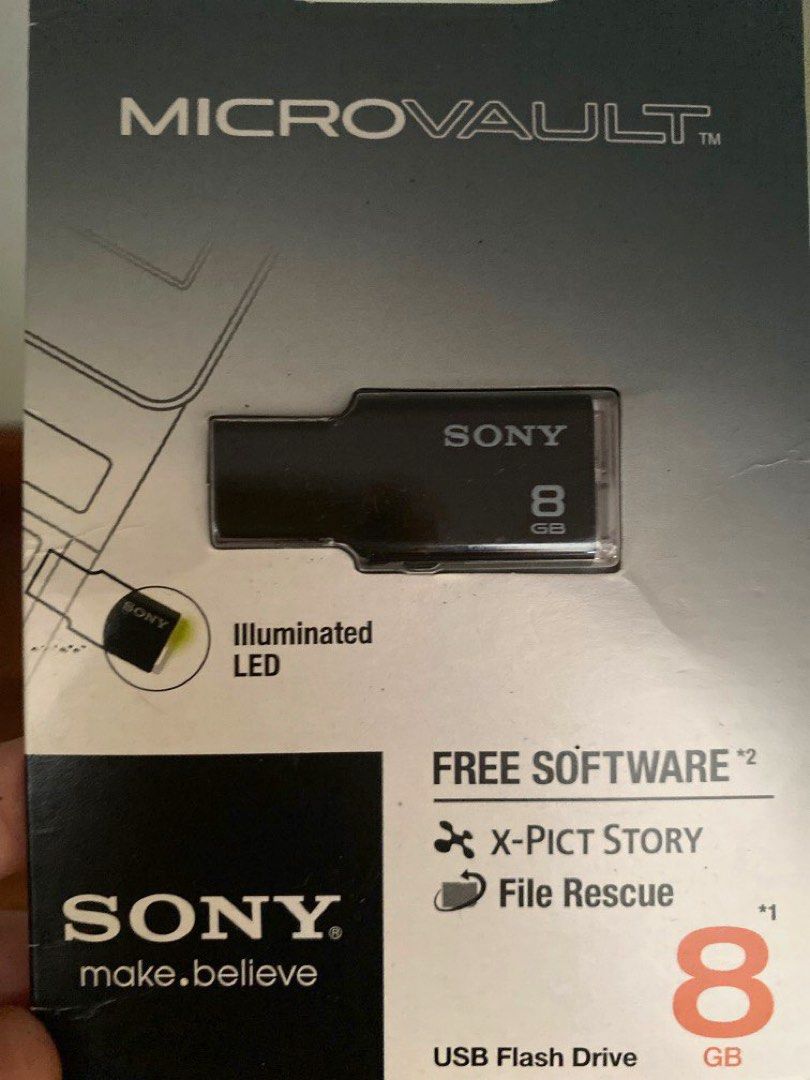Sony microvault 8GB, Computers & Tech, Parts & Accessories, Hard Disks ...