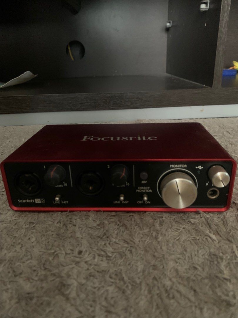 Soundcard Focusrite Scarlett 2i2 2nd Gen USB Audio Interface ...