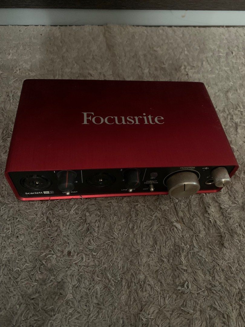 Soundcard Focusrite Scarlett 2i2 2nd Gen USB Audio Interface ...