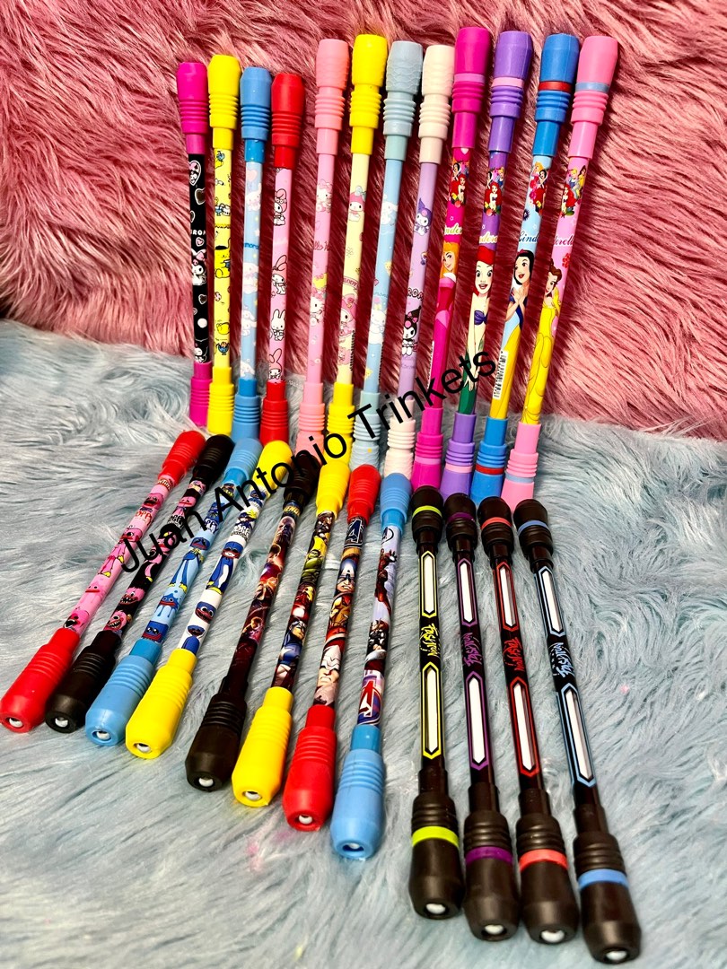 Spinning Pen Stress Relief Rolling Finger Balance Gel Pen (NO LIGHT ...