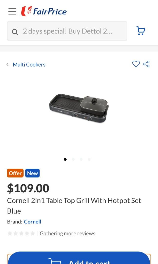 Split Pot Steamboat Grill, TV & Home Appliances, Kitchen Appliances ...