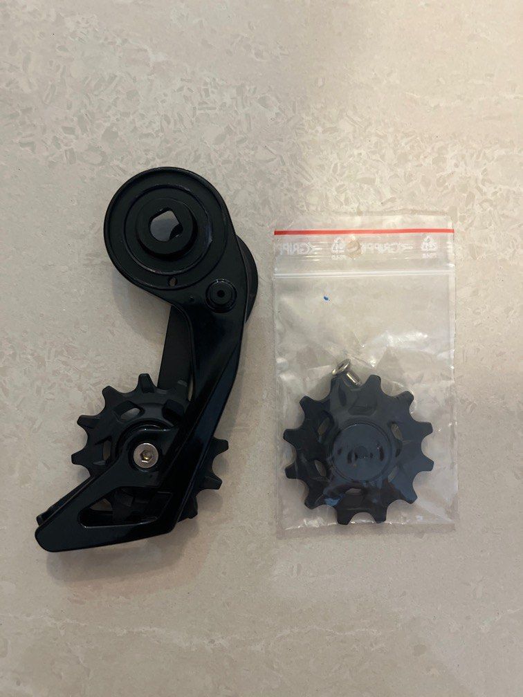 SRAM Force AXS rear derailleur cage w pulley wheels, Sports Equipment ...