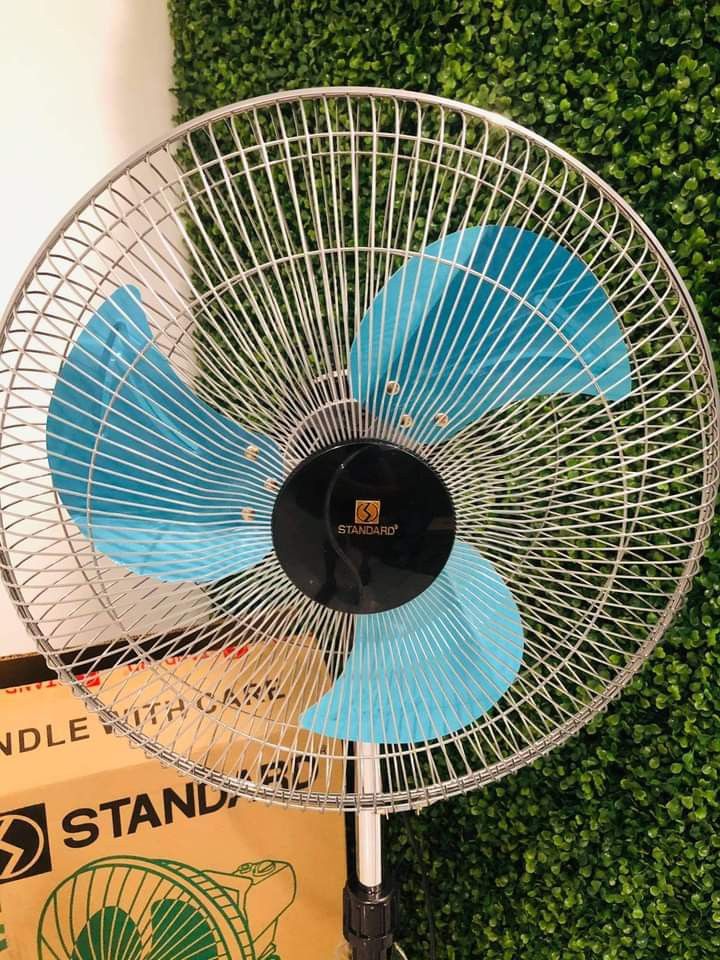 Standard 16" Electric Stand Fan Metal Blade STO-16E, Furniture & Home ...