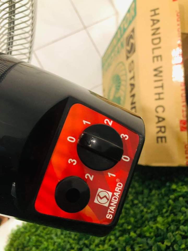 Standard 16" Electric Stand Fan Metal Blade STO-16E, Furniture & Home ...