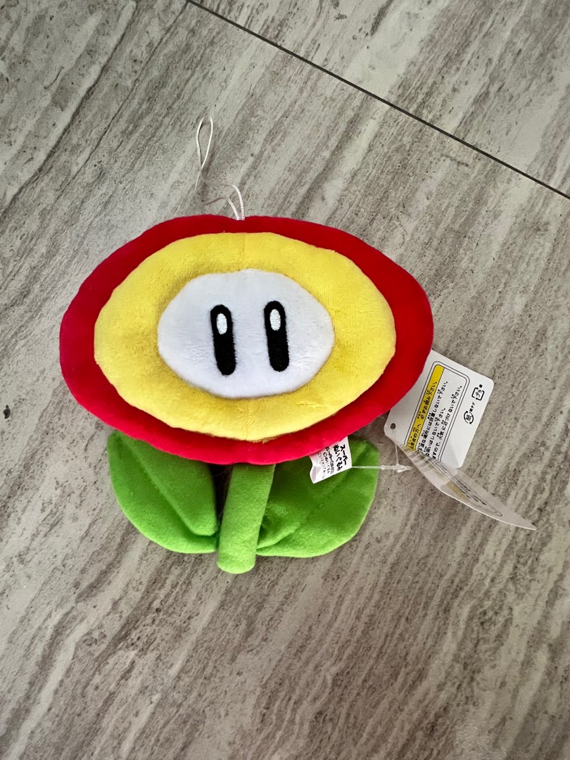 Super Mario Bros Plush Fire Flower Soft Toy Nintendo, Hobbies & Toys ...