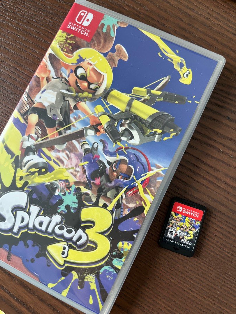 Switch Game Splatoon 3, Video Gaming, Video Games, Nintendo on Carousell