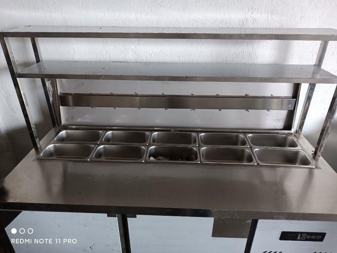 Table top chiller with 2 layer rack on Carousell
