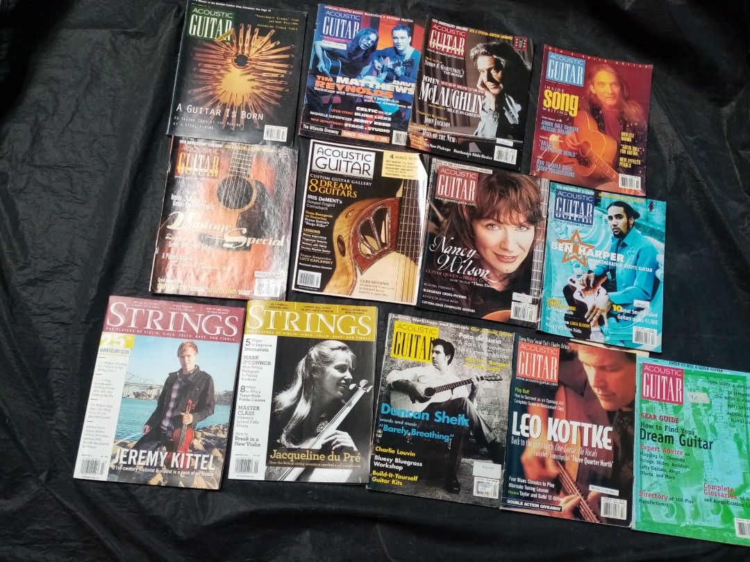 Imported Music Magazines (String instruments), Hobbies & Toys, Music ...