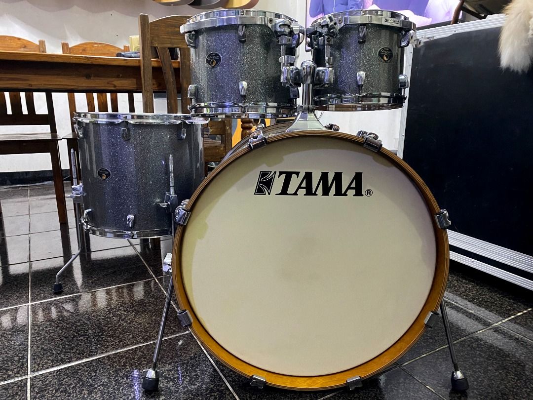 Tama Silverstar 4pc Birch Drum Set, Hobbies & Toys, Music & Media ...