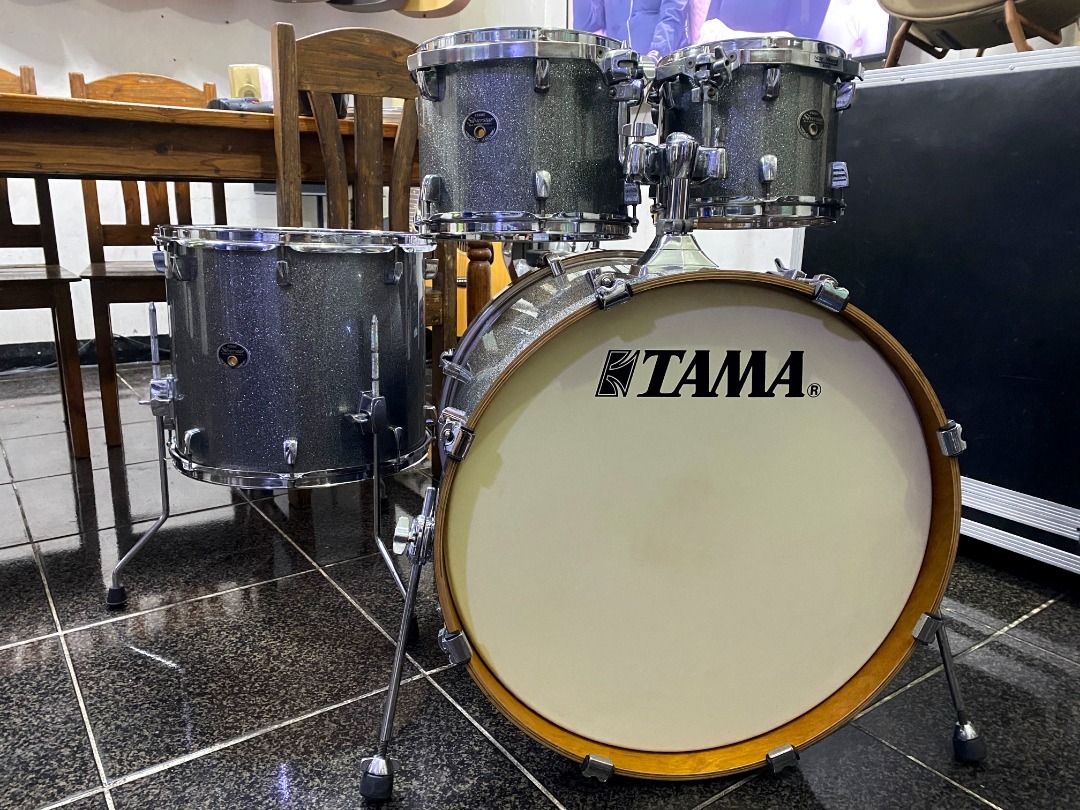 Tama Silverstar 4pc Birch Drum Set, Hobbies & Toys, Music & Media ...