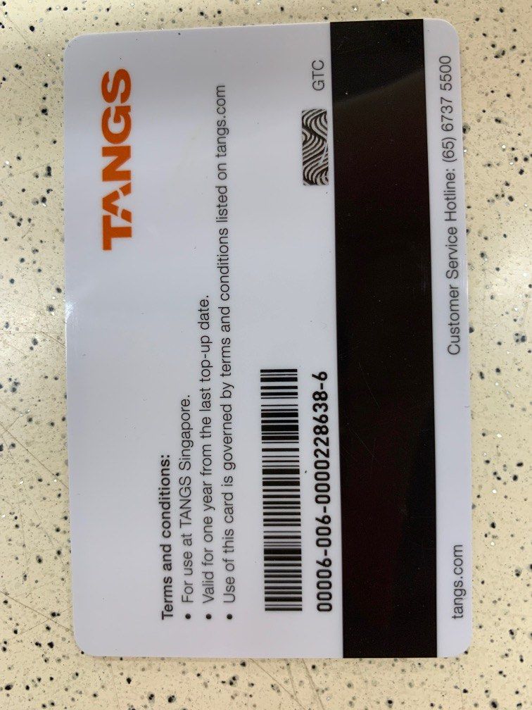 Tangs Gift Card - $170 stored value. Valid till Jan 2024, Tickets ...