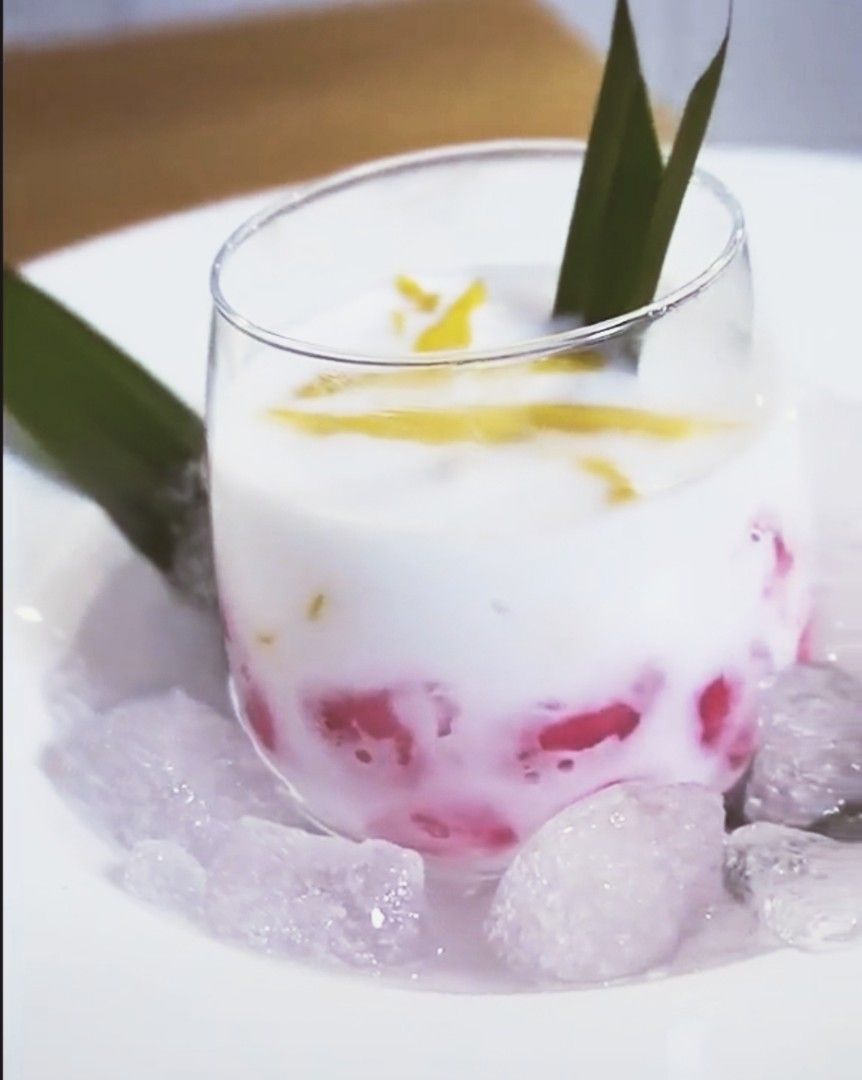 Thai red rubby dessert, Food & Drinks, Other Food & Drinks on Carousell