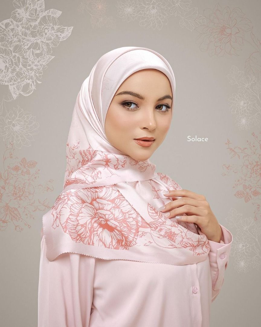 MADELINE SILK by THE HIJAB CO (Solace), Women's Fashion, Muslimah Fashion, Hijabs on Carousell