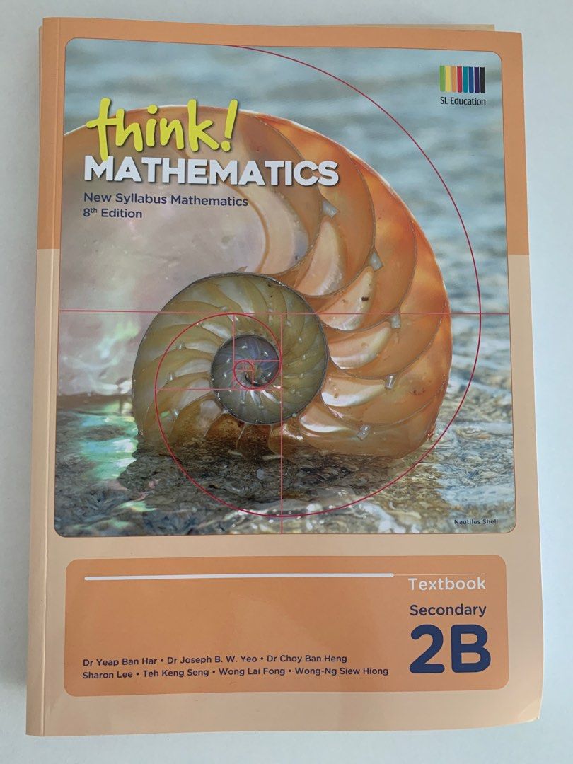 think! Mathematics Secondary Textbook 2A (8th Edition), Hobbies & Toys ...
