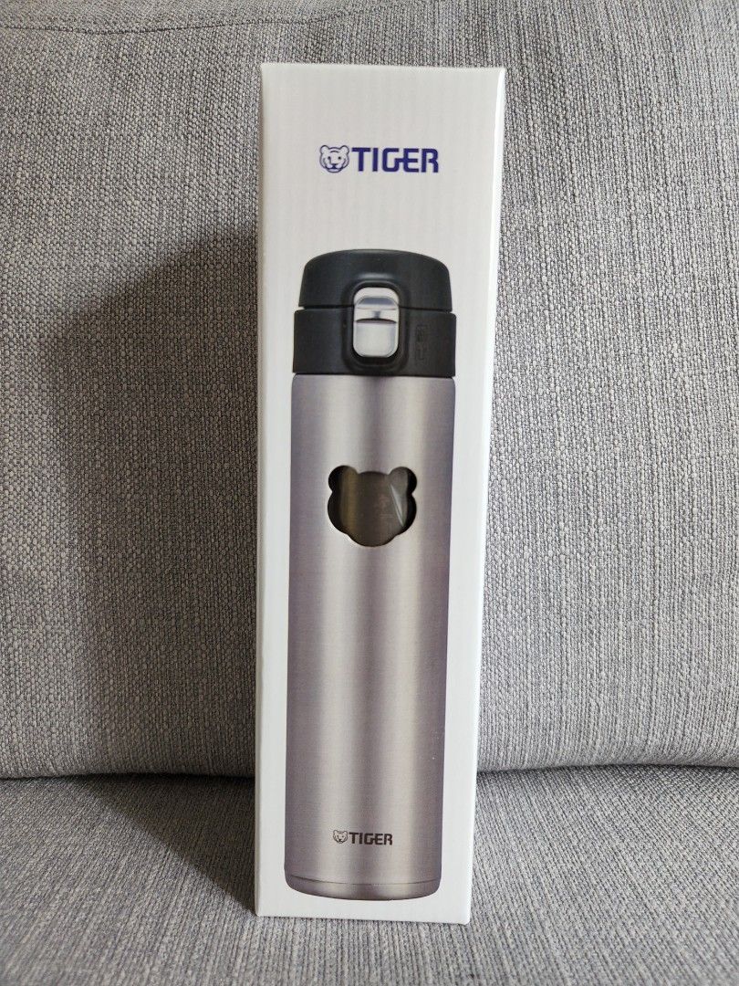 TIGER Thermal Flask 600ml (Clear Stainless), Furniture & Home Living ...