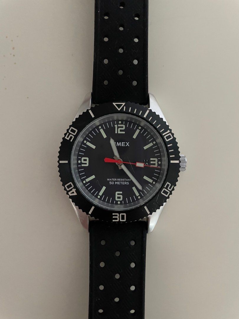 Timex Water Resistant 50m Watch, Men's Fashion, Watches & Accessories ...