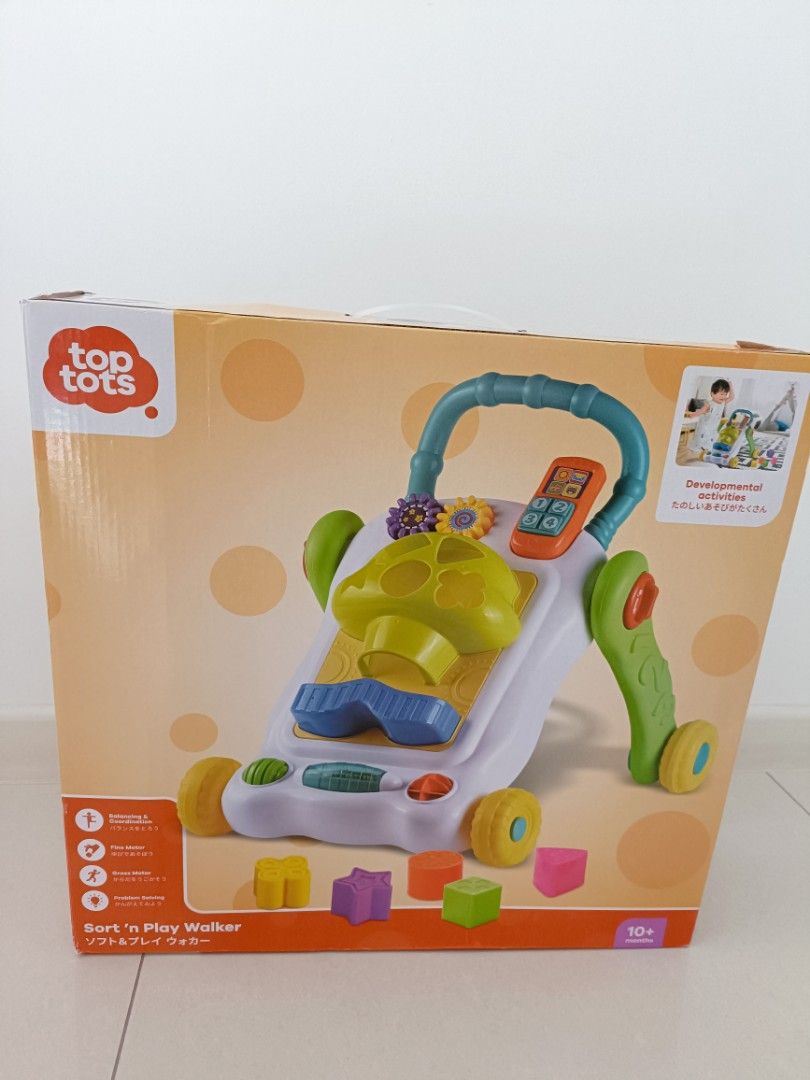 Top Tots Sort N Play Walker, Babies & Kids, Infant Playtime on Carousell