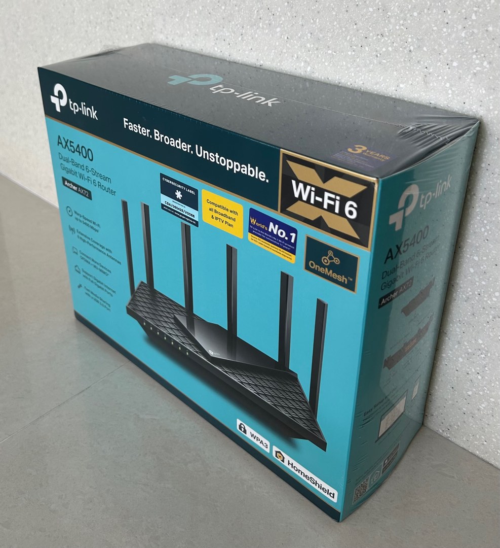 TP-Link Archer AX72 AX5400 Dual-Band Gigabit Wi-Fi 6 Router, Computers ...