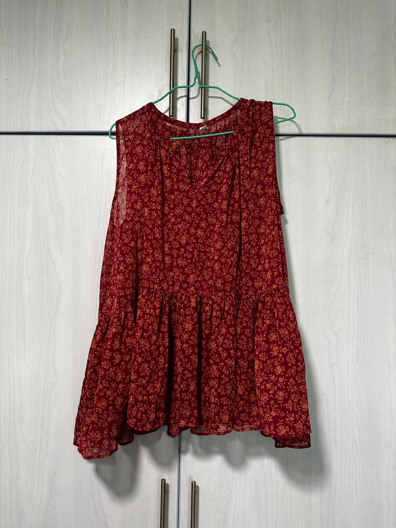 Translucent top, Women's Fashion, Tops, Sleeveless on Carousell