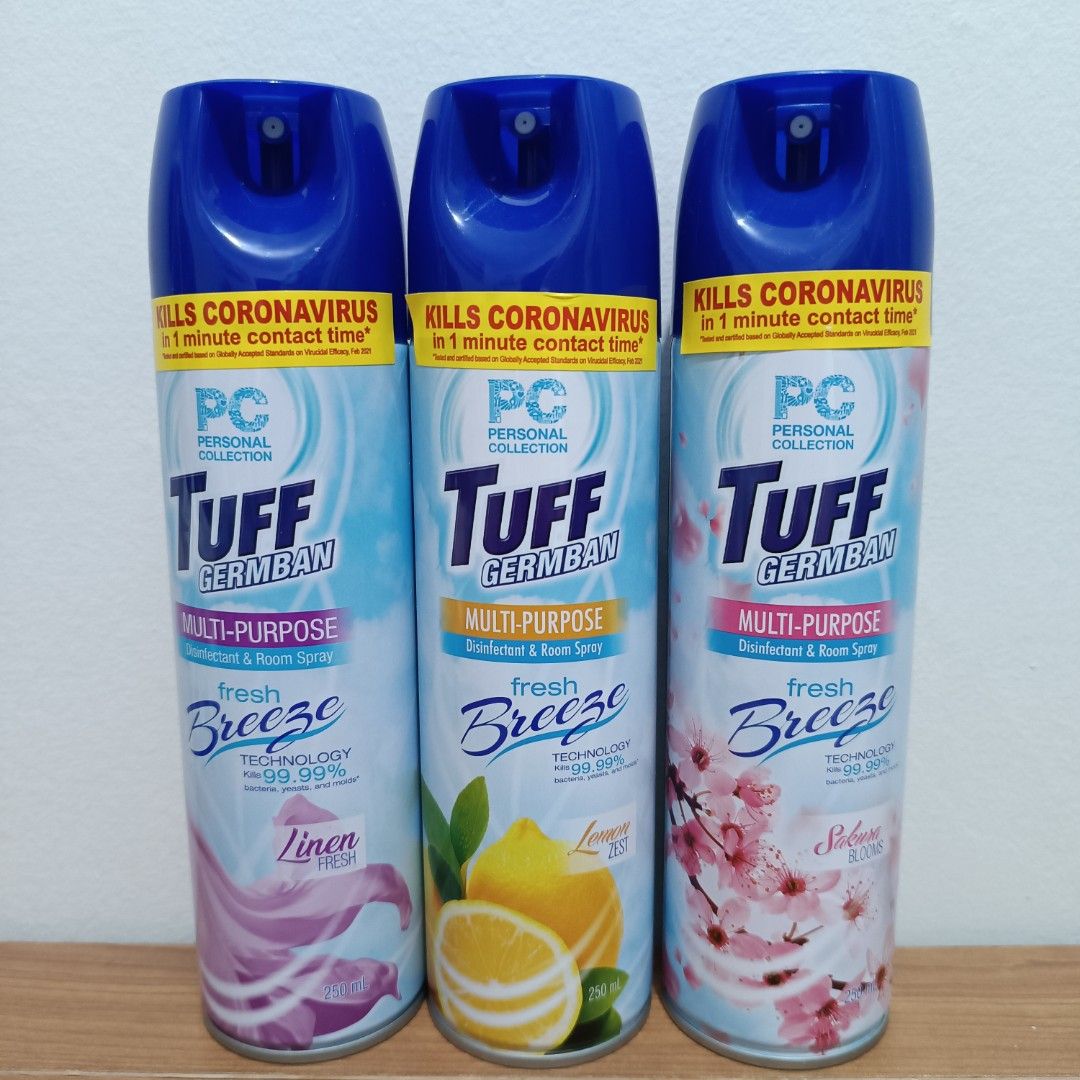 TUFF GERMBAN MULTI-PURPOSE DISINFECTANT & ROOM SPRAY 250ML, Furniture ...