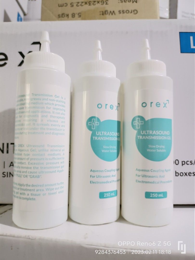 Ultrasound gel orex 250 ml, Health & Nutrition, Assistive & Rehabilatory Aids, Other Assistive ...