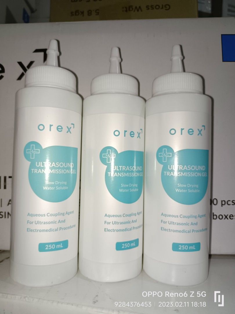 Ultrasound gel orex 250 ml, Health & Nutrition, Assistive & Rehabilatory Aids, Other Assistive ...