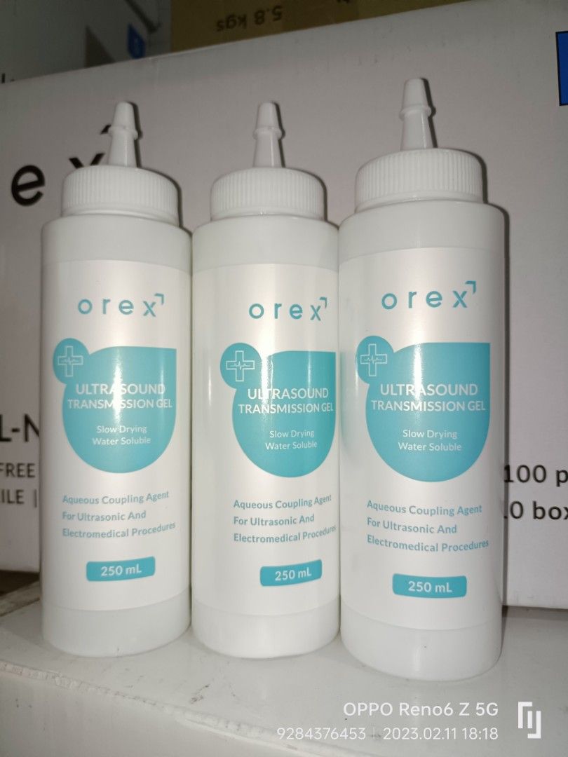 Ultrasound gel orex 250 ml, Health & Nutrition, Assistive & Rehabilatory Aids, Other Assistive ...