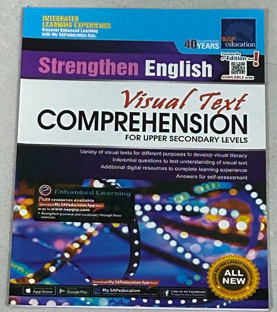Upper sec English Visual Text Assessment book, Hobbies & Toys, Books ...