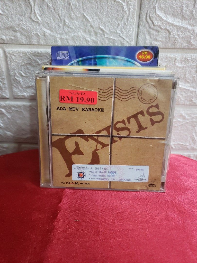 VCD 2001 / FIRST PRESSING original - EXISTS _ ADA MTV KARAOKE / VCD ...