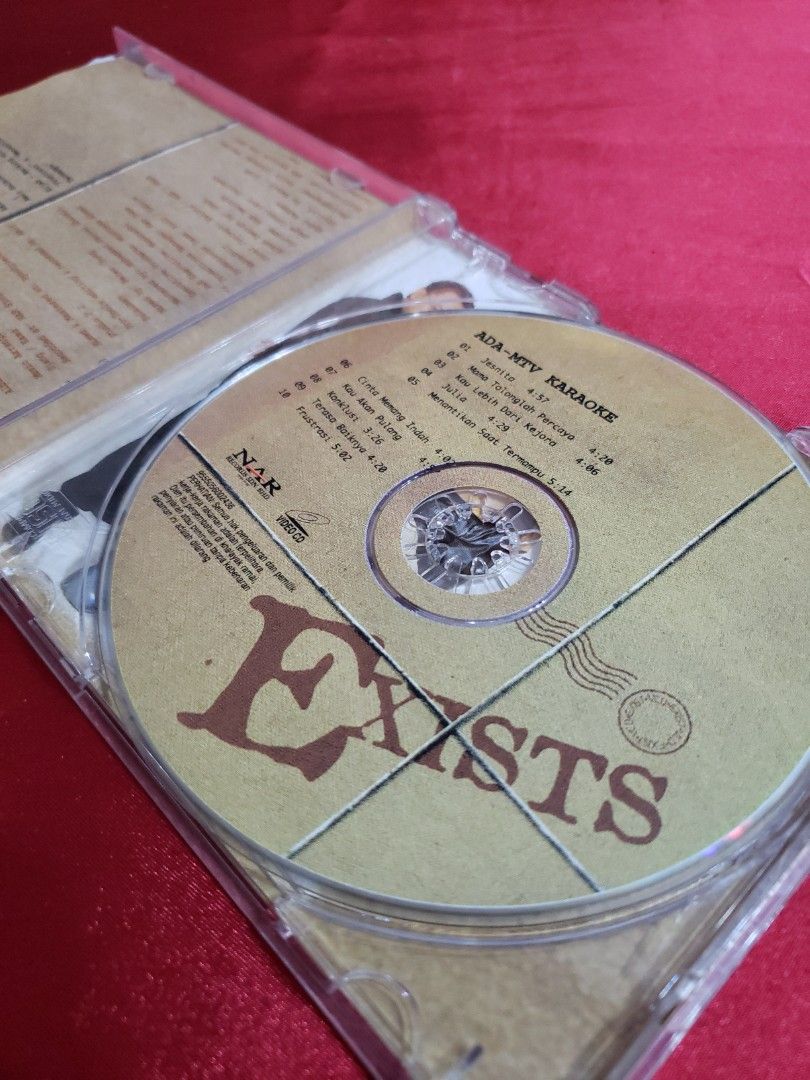 VCD 2001 / FIRST PRESSING original - EXISTS _ ADA MTV KARAOKE / VCD ...