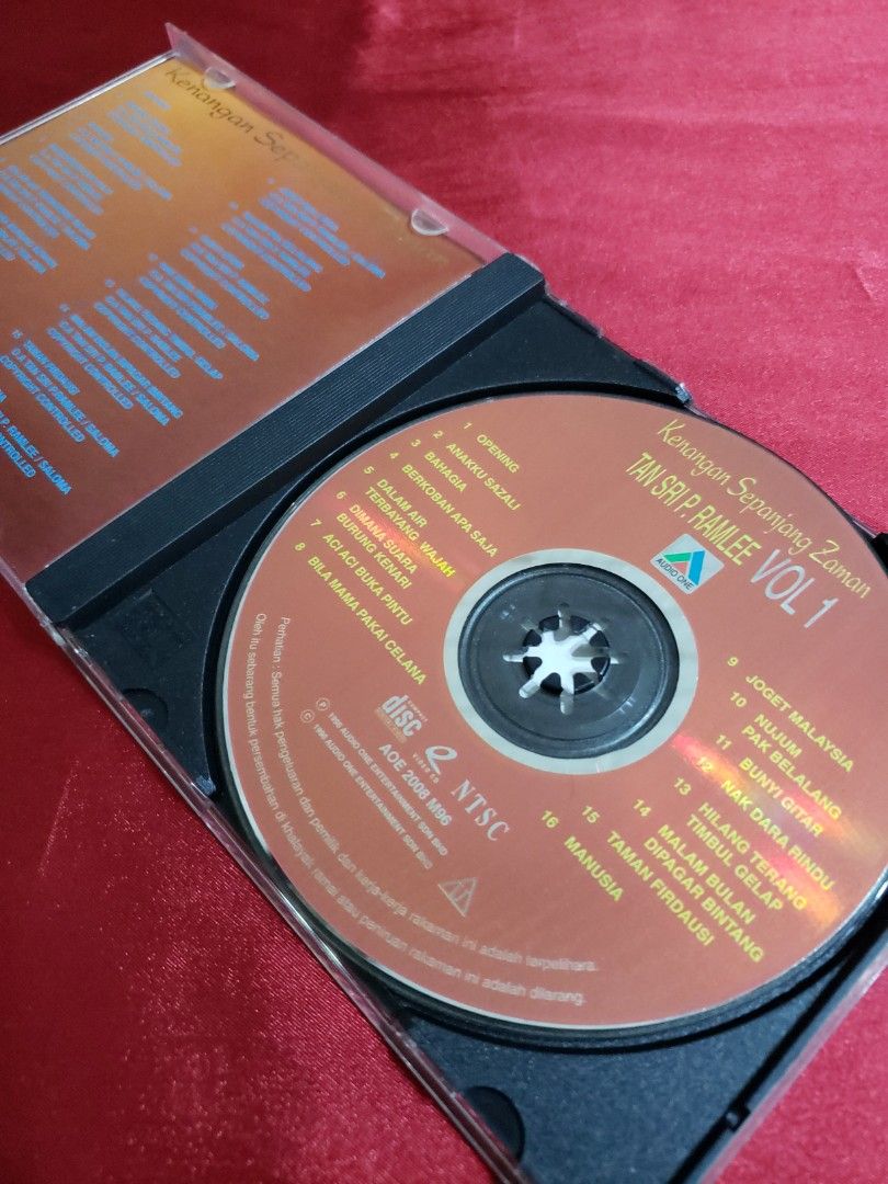 VCD KARAOKE / 1996 - SENIMAN AGUNG TAN SRI p.ramlee _ KENANGAN SEPANJANG ZAMAN VOL 1 / P RAMLEE ...