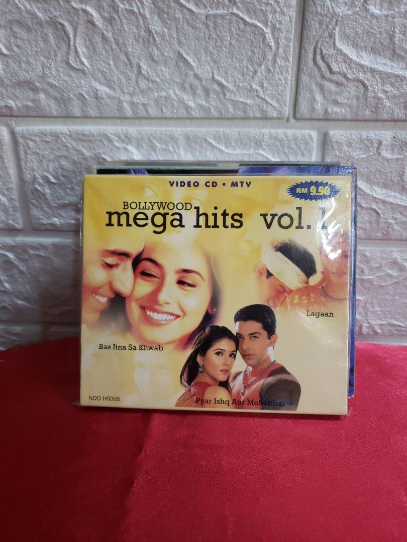 VCD MTV / 2001 - BOLLYWOOD MEGA HITS VOL 1, Hobbies & Toys, Music & Media, CDs & DVDs on Carousell