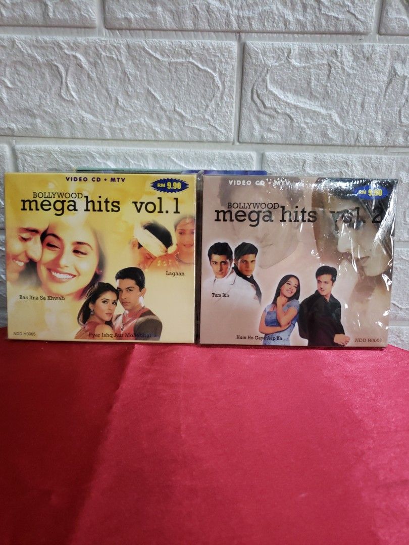 2 VCD / VCD MTV BOLLYWOOD / 2001 - BOLLYWOOD MEGA HITS VOL 1 & VOL 2 / VCD MTV, Hobbies & Toys ...