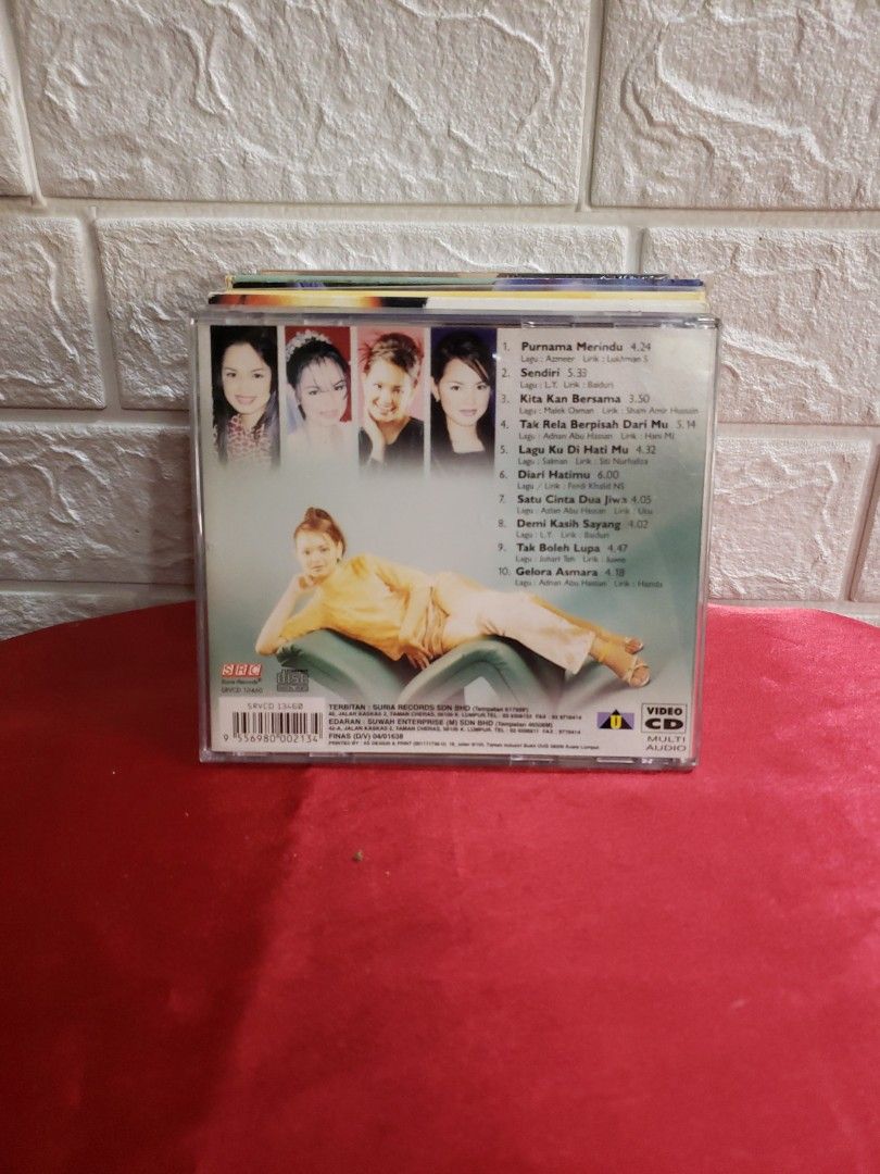 VCD SRVCD 13460 / 1999 FIRST PRESSING - SITI NURHALIZA _ ADIWARNA / VCD, Hobbies & Toys, Music ...