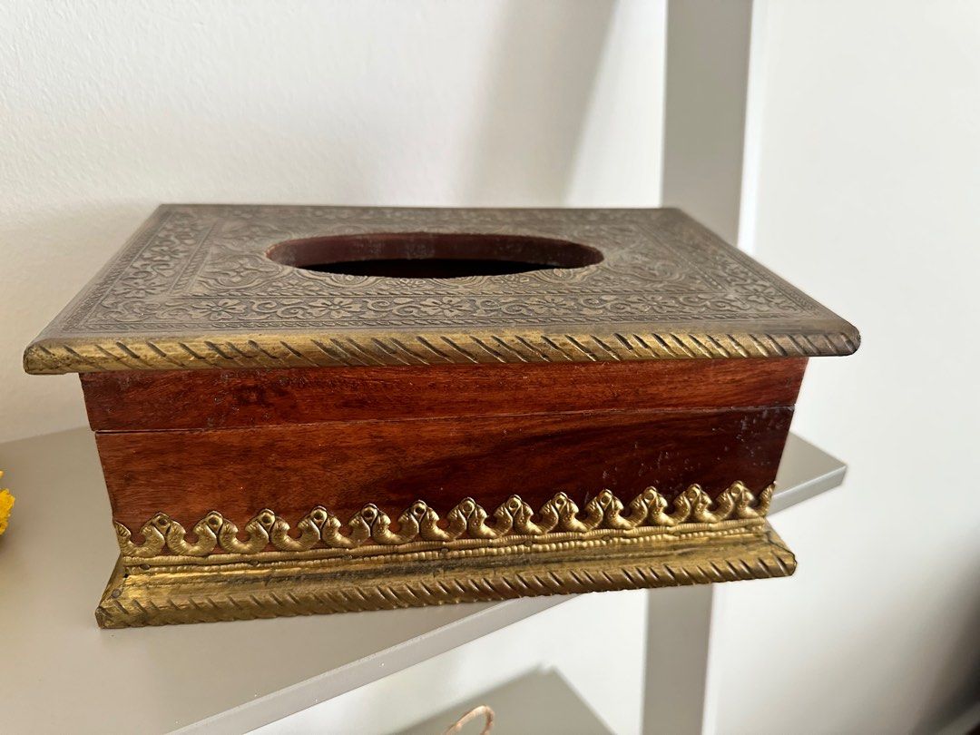 Vintage tissue box, Furniture & Home Living, Home Decor, Other Home ...