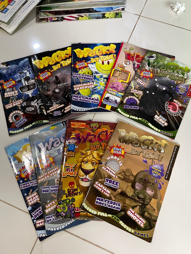 Wacky but true 9 copies, Hobbies & Toys, Books & Magazines, Children's ...
