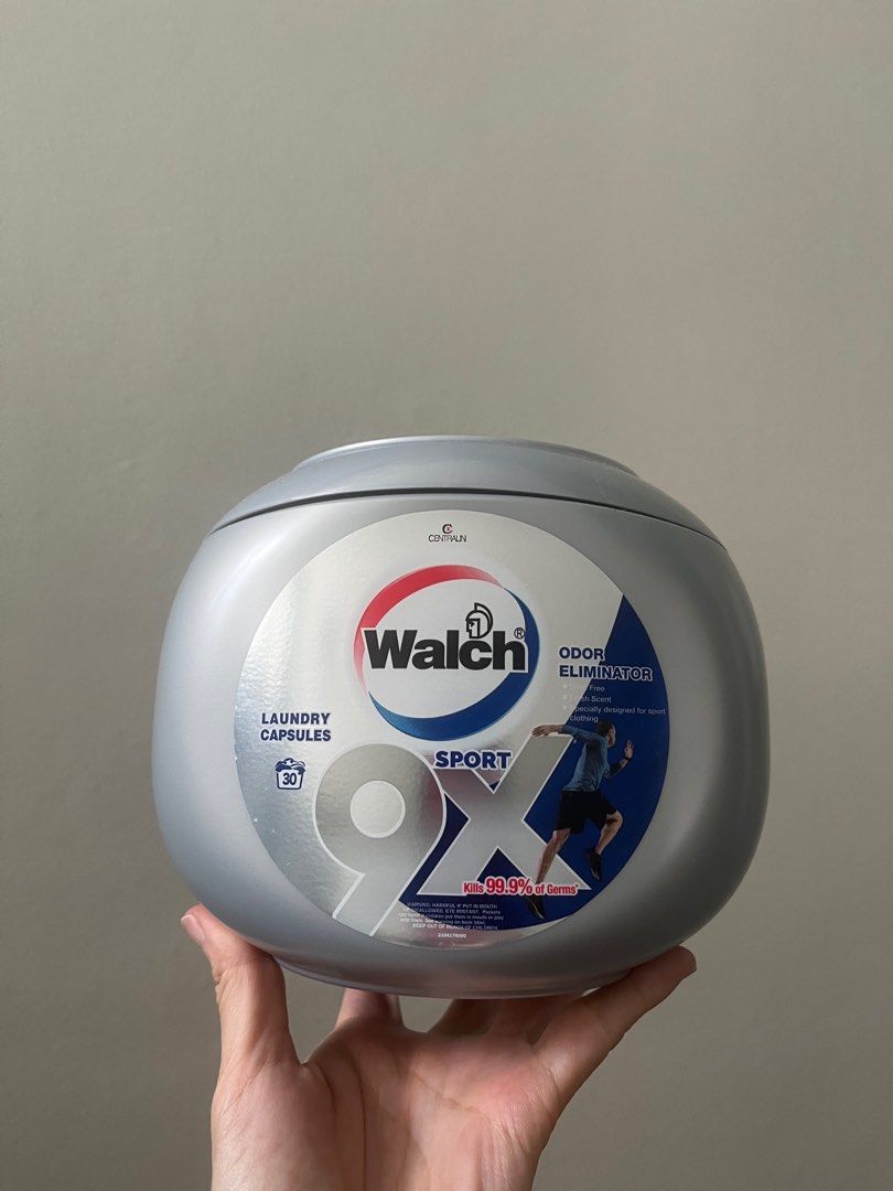 Walch 9x sports laundry capsules, Beauty & Personal Care, Sanitisers ...