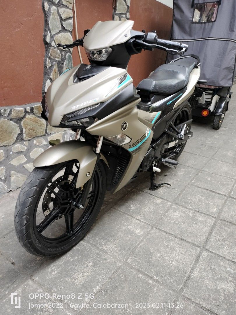 Yamaha Sniper 155r v3 keyless 2021 model, Motorbikes, Motorbikes for Sale on Carousell