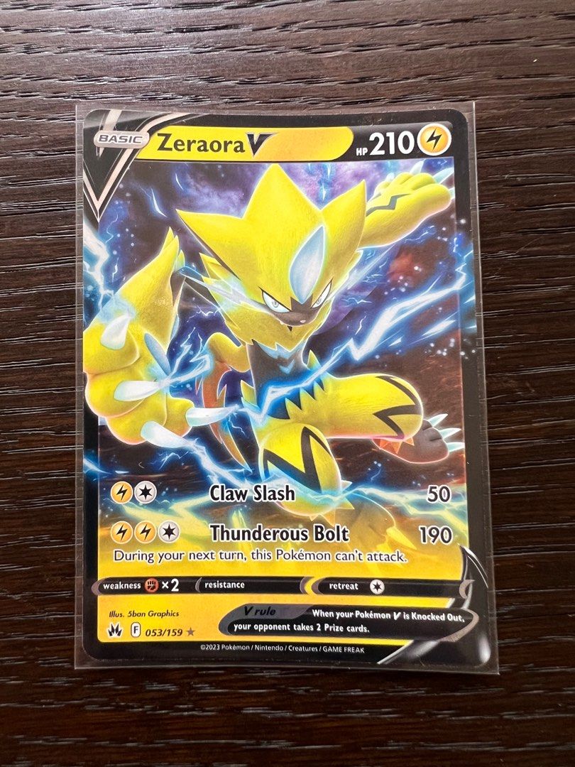 Zeraora V, VMax, VStar, Hobbies & Toys, Toys & Games on Carousell