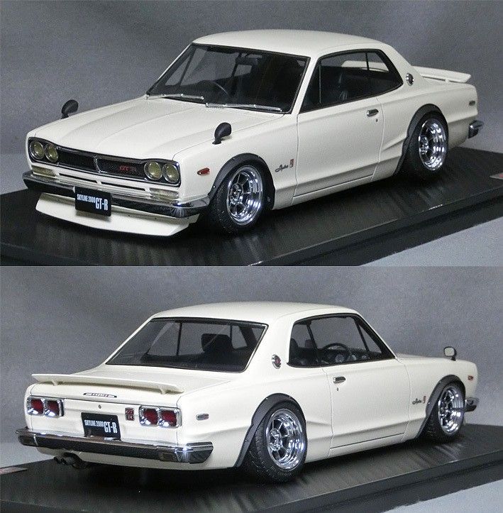 1/18 Ignition model Nissan Skyline 2000 GT-R (KPGC10) White, 興趣及遊戲, 玩具 & 遊戲類 - Carousell